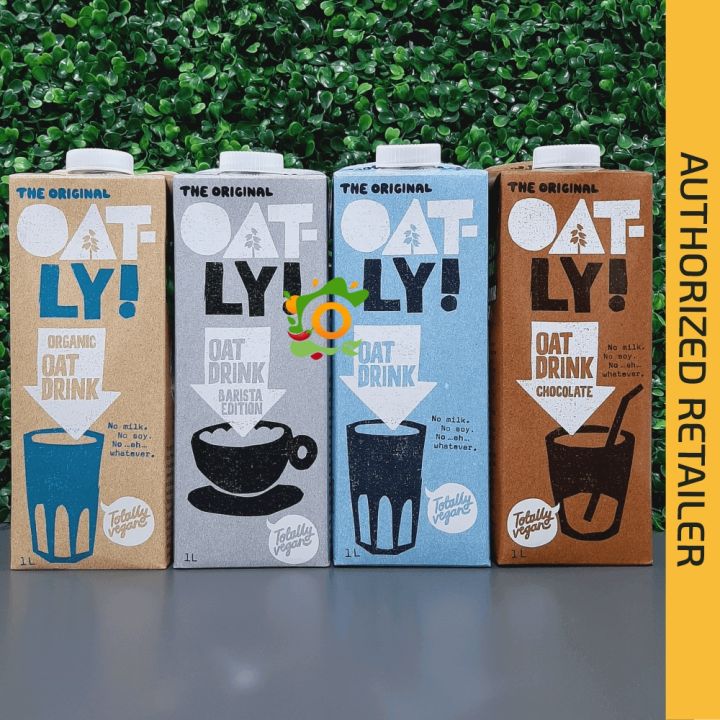Oatly Oat Drink Barista, Original, Organic, Deluxe, and Chocolate 1L ... Oatly Oat Drink Barista, Original, Organic, Deluxe, and Chocolate 1L ...
