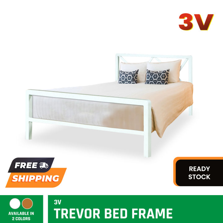 3V TREVOR Metal Bed Frame, Solid SuperBase, Available Sizes (Single ...