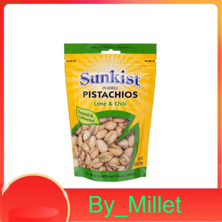 Lime&Chili Pistachios In-Shell Sunkist 150 G. | Lazada.co.th