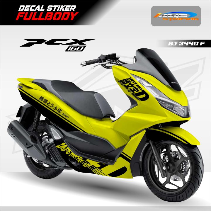 BJ 3440-STIKER DECAL FULL BODY MOTOR PCX ALL VARIAN SIAP PAKAI-STIKER ...