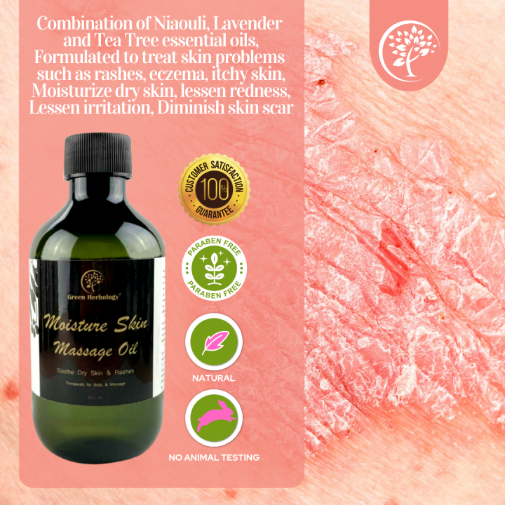 Moisture Skin, Aromatherapy Massage Oil / Bath Oil / Body Oil ( Spa ...