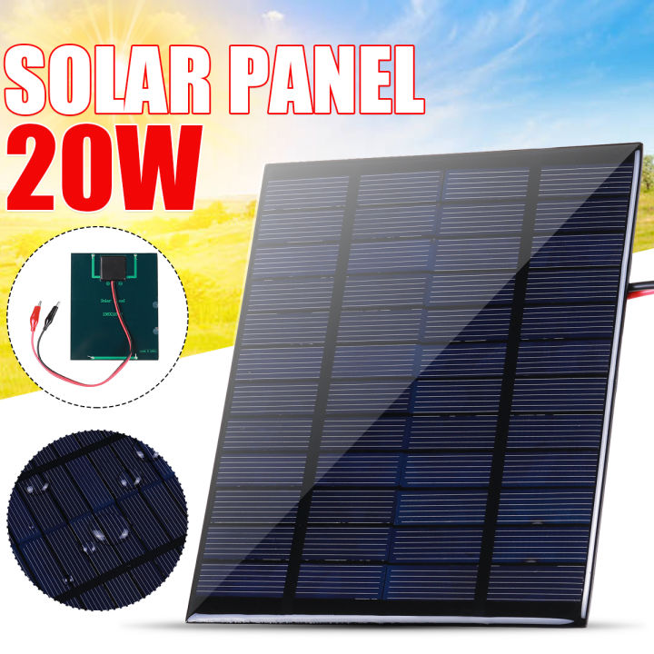 Waterproof 20W Solar Panel Multi-Functional Solar Power System ...