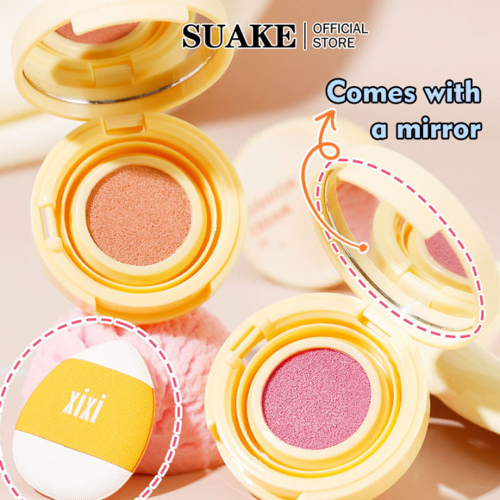 SUAKE BB cream Air cushion Blush cream Waterproof Natural Pink Face ...