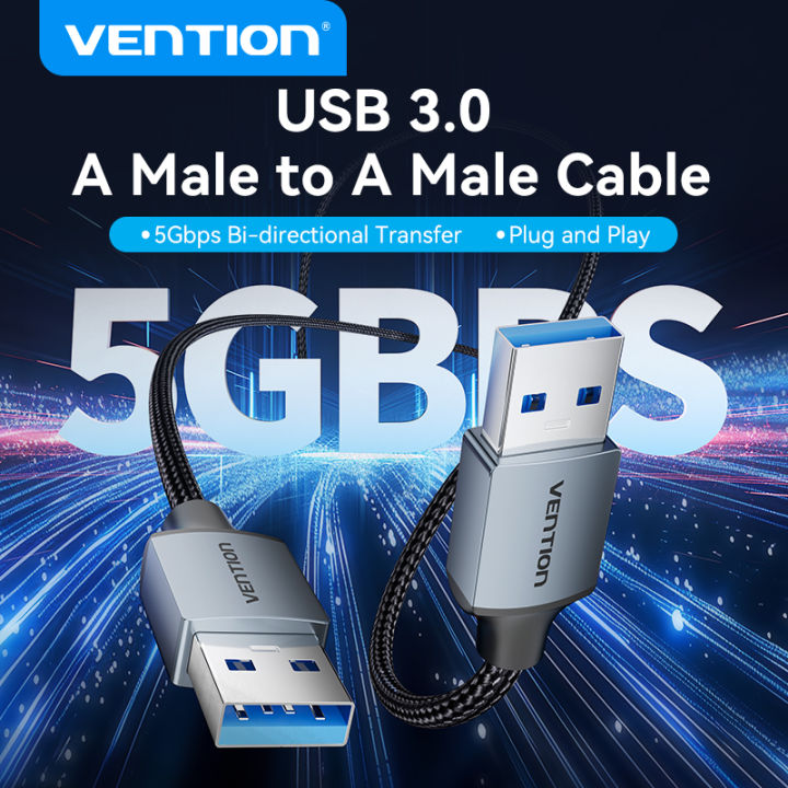 Vention USB 3.0 A Male to A Male Cable 2A 5Gbps Hight Speed Fast ...