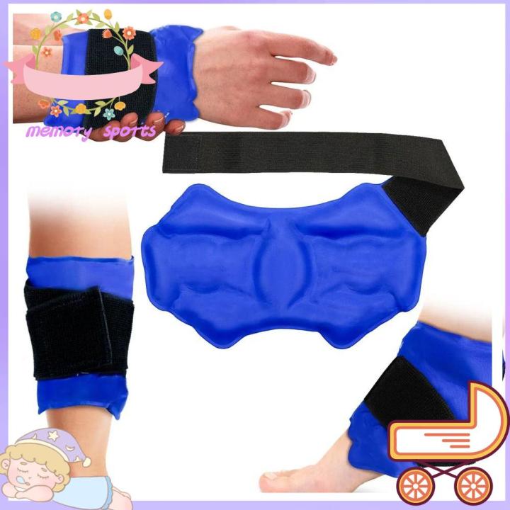 MEMORY SPORTS Cold Therapy Gel Ice Pack Dual Temperature Reusable Ankle ...