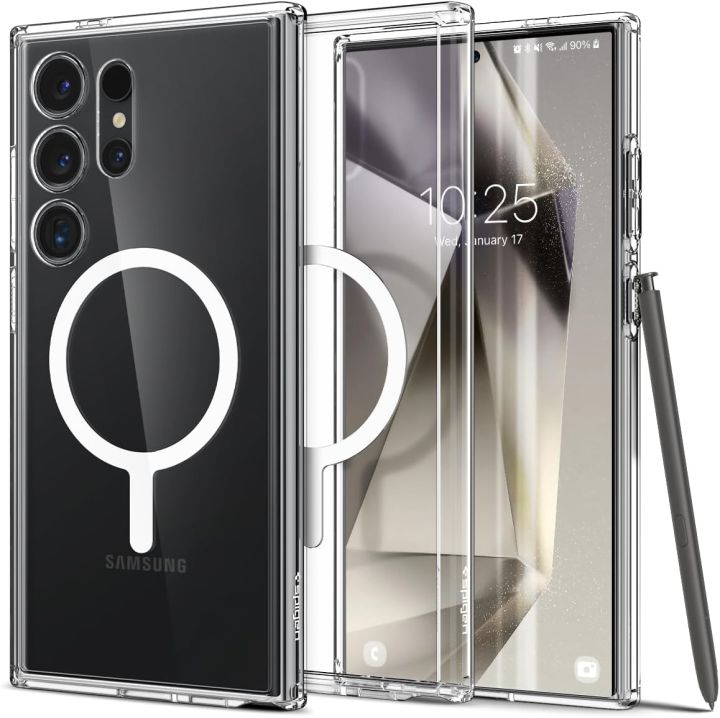 【Hot Case】SPIG Crystal Hybrid OneTap Metal Ring Magnetic Case for ...