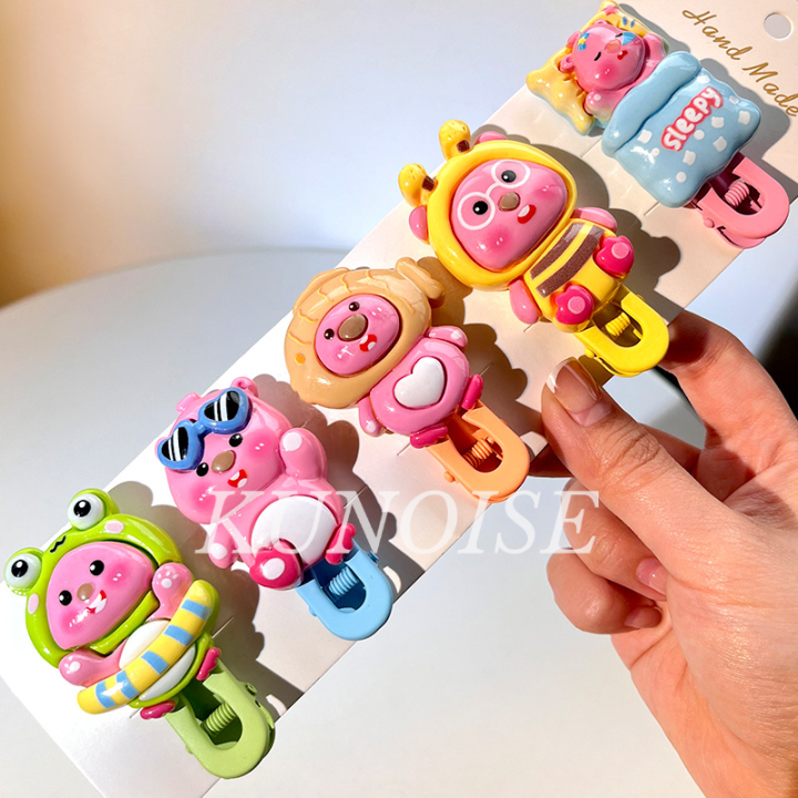 KUNOISE Loopy กิ๊บติดผมบีเวอร์ตัวน้อยกิ๊บปากเป็ดกิ๊บติดผมหน้าม้า ...