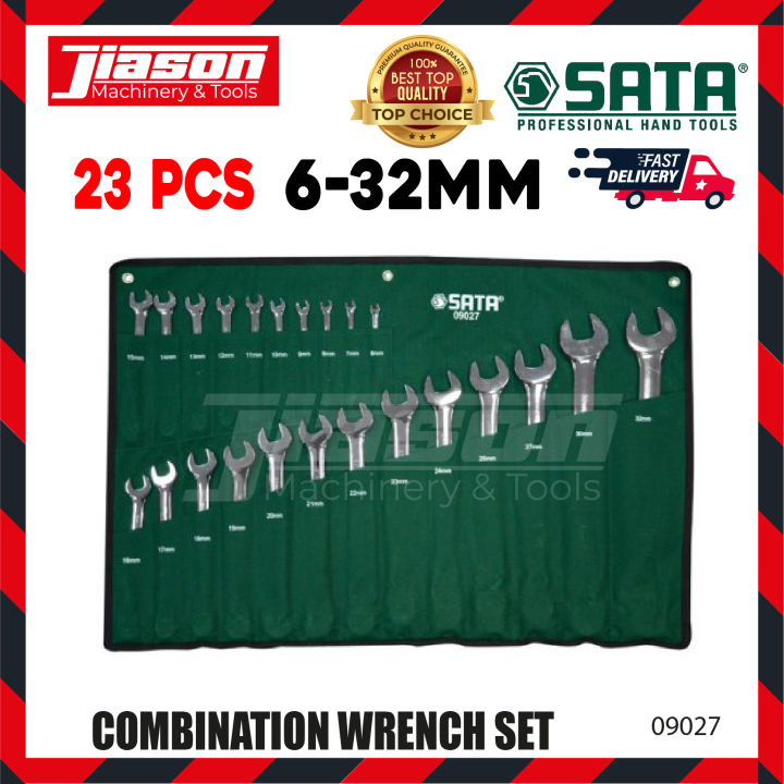 SATA 09027 23 Pc. Metric Combination Wrench Set | Lazada