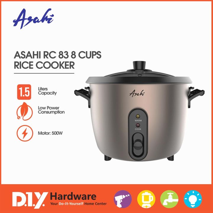 Asahi RC 83 8 Cups Rice Cooker | Lazada PH
