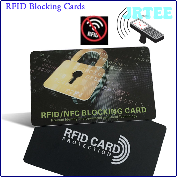 JRTEE 1Pc RFID Blocking Cards Contactless NFC Debit Credit Card ...