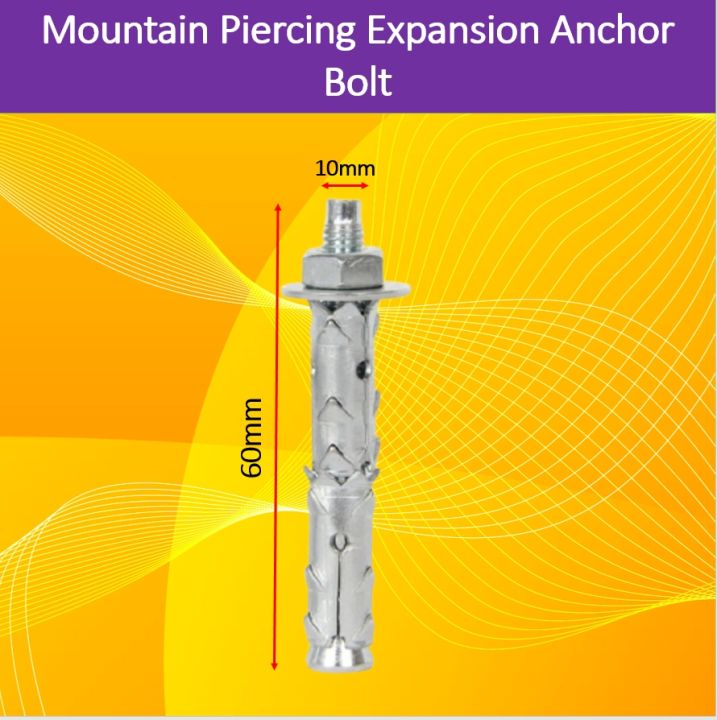 Golden Tool Mountain Piercing Expansion Anchor Bolt 10mm,12mm | Lazada PH