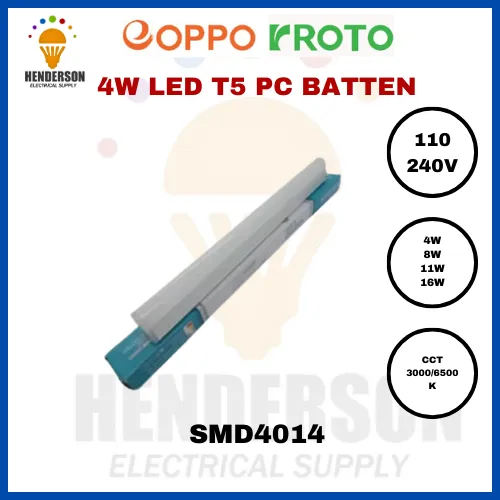 EOPPO T5 LED PC Batten 4 Watts | Lazada PH