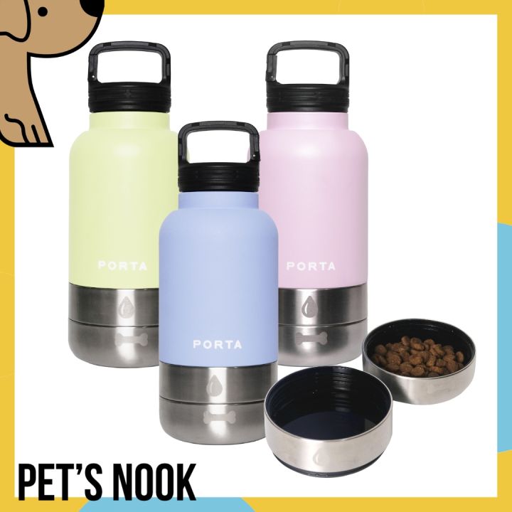 Porta Multi-Purpose Human & Pet Water Bottle - Insulated Bottle with ...