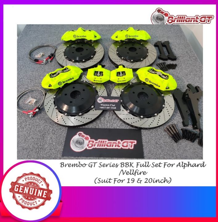 Brembo GT Series BBK Full Set for Vellfire /Alphard AGH30 (2015 - 2021 ...