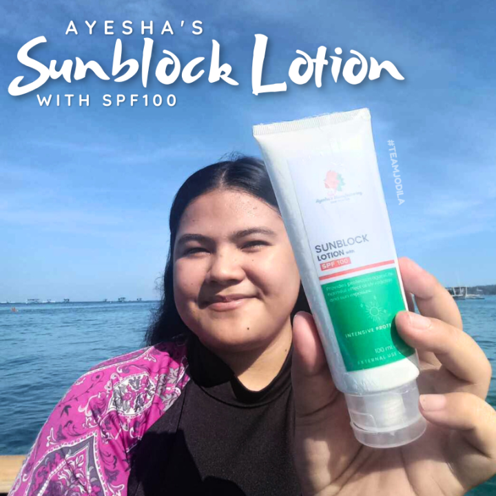 Ayesha'a Sunblock Lotion with SPF 100 | Lazada PH