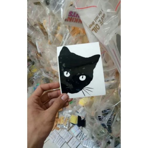 STICKER KUCING NGINTIP CUTTING STICKER CUTTING MOTOR CUTTING STICKER ...