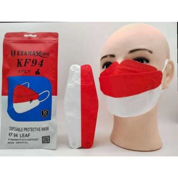 MASKER KF94 MERAH PUTIH EDISI KEMERDEKAAN | Lazada Indonesia