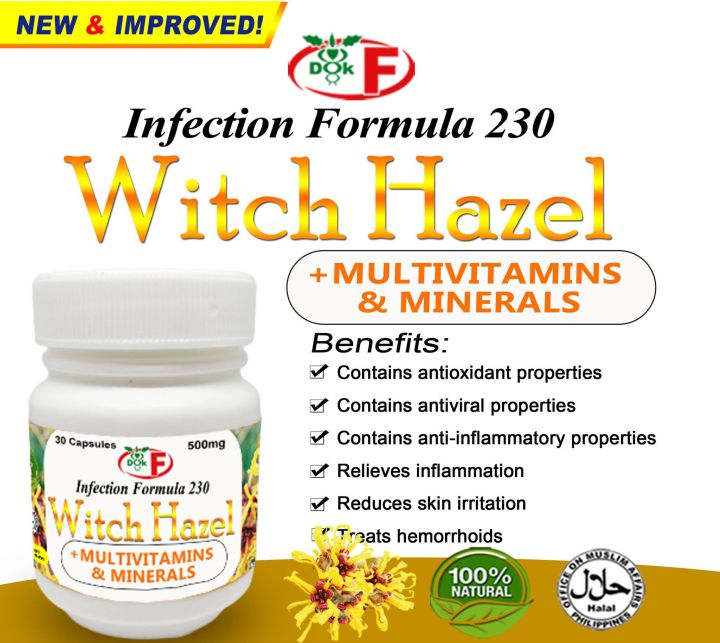 INFECTION FORMULA 230 WITCH HAZEL CAPSULE | Lazada PH