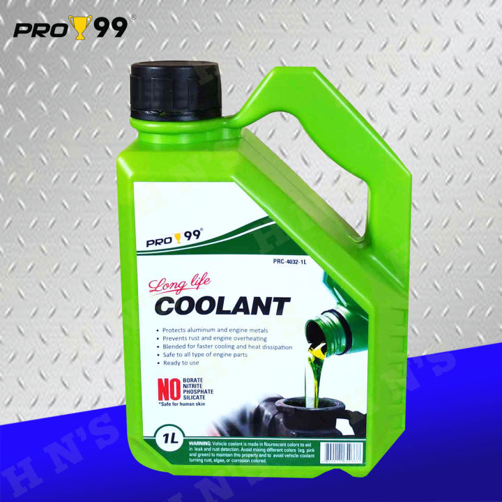 PRO-99 Long Life Radiator Coolant (Green) 1L ( 1 Liter ) | Lazada PH