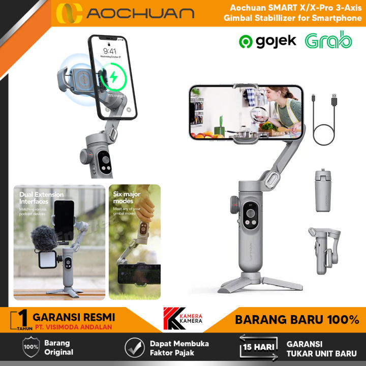 Aochuan SMART X/X-Pro 3-Axis Gimbal Stabillizer for Smartphone | Lazada Indonesia