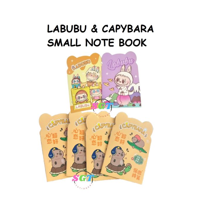Fancy Cartoon A6 Note Book (Labubu. / Capybara.) | Lazada