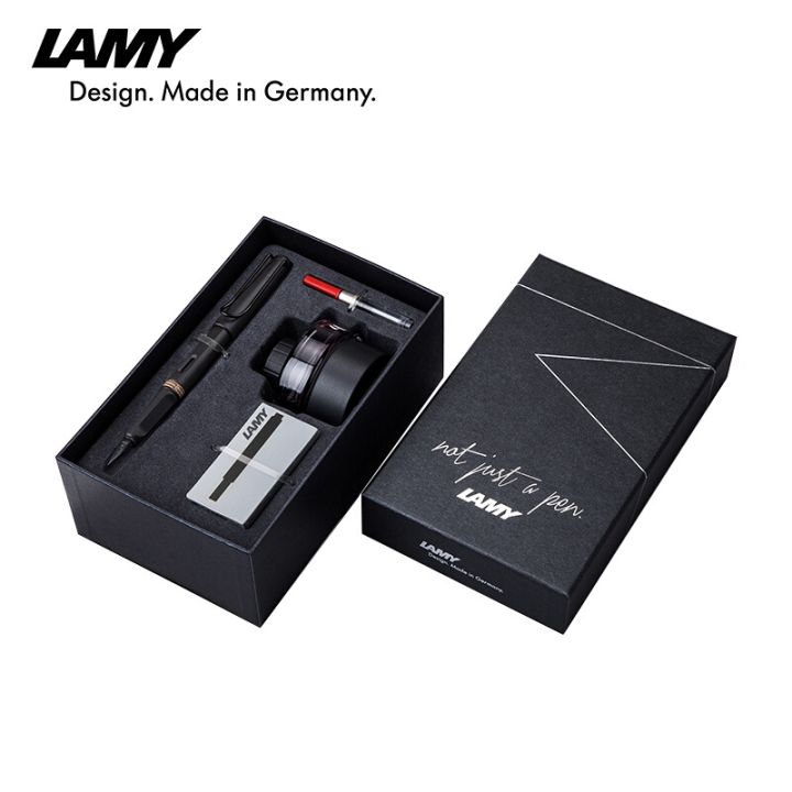German LAMY Fountain Pen Gift Box Hunting Matte Black Fountain Pen ...