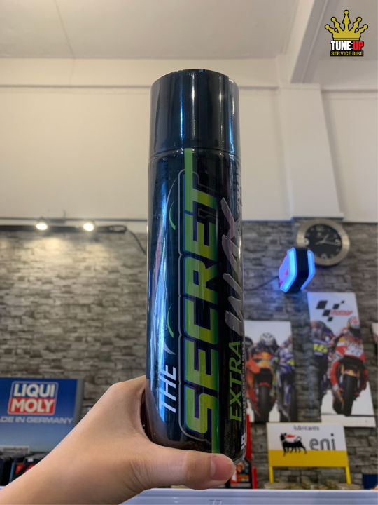 สเปรย์เคลือบเงา สูตรซิลิโคนติดทนนานพิเศษ 500ml THE SECRET EXTRA WAX SPRAY | Lazada.co.th