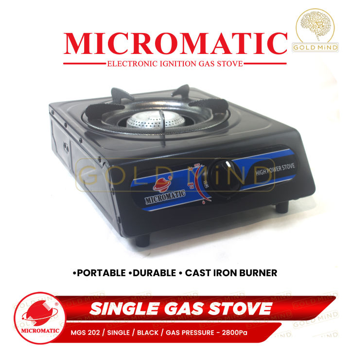 MICROMATIC MGS202 Single Gas Stove | Lazada PH