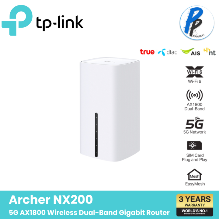 TP-Link Archer NX200 ใหม่! เราเตอร์ใส่ซิม 5G/LTE AX1800 Wireless Dual ...