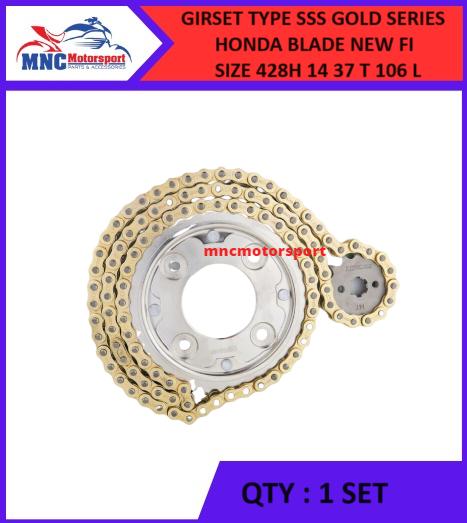 GEARSET GIRSET GEAR GIR SET KC GOLD BLADE NEW 125 FI MODEL SSS | Lazada ...