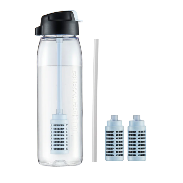 Tupperware Pure & Go™ Water Filter Bottle (1) 750ml | Lazada