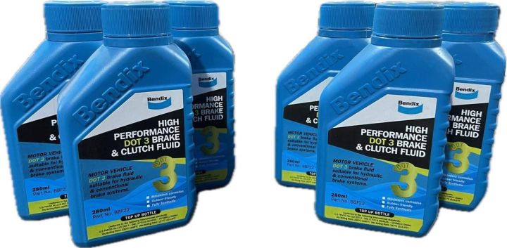 Dot 3 280ML Bendix Motorcycle Brake Fluid ( 6 Bundle ) | Lazada PH