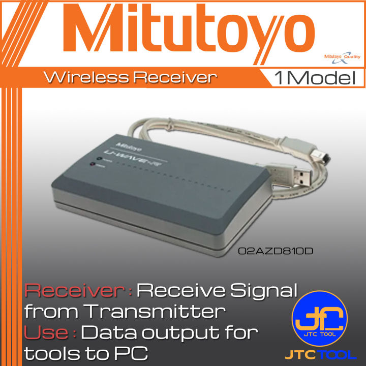Mitutoyo เครื่องรับสัญญาณแบบไร้สาย รองรับเครื่องมือ 99เครื่องมือ รุ่น ...