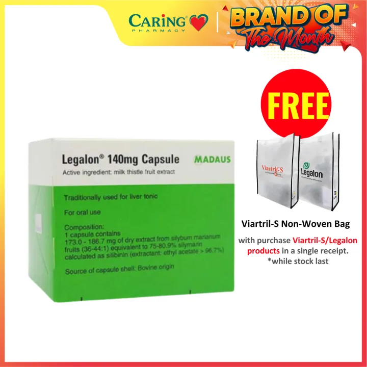 LEGALON 140MG FOR LIVER HEALTH CAPSULE 100S | Lazada