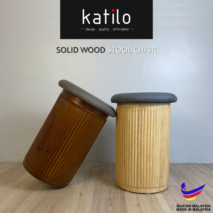 LAX Stool Chair / Round Stool / Dressing Chair / Dining Chair / Kerusi ...