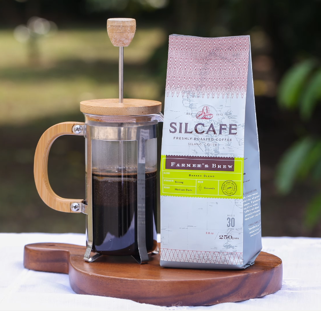 Silcafe Farmer's Brew Barako medium dark roast for brewed coffee whole ...