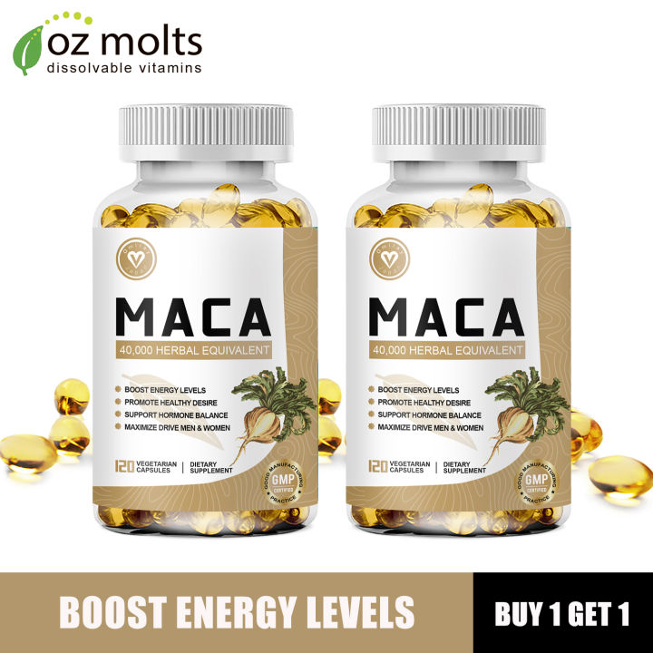 Ozmolts Maca Capsule Softgels Hormonal Balance Supplement Improve ...