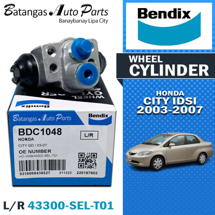 BENDIX REAR WHEEL CYLINDER HONDA CITY IDSI 2003-2007 1PC | Lazada PH