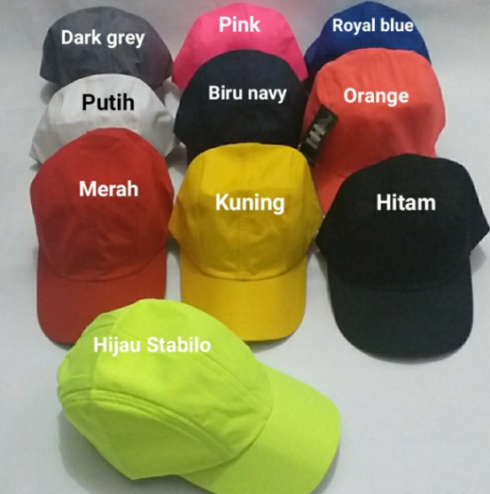 Topi Parasut Lari Hat Cap Distro Run Joging Running Jogging olahraga ...