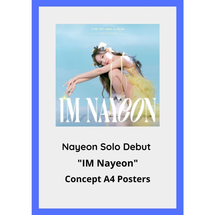 TWICE IM NAYEON K-Pop A4 Posters | Lazada PH