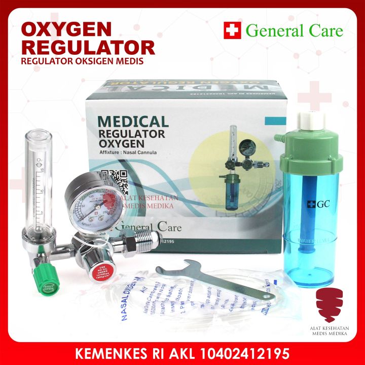 Regulator Oksigen Oxygen Tabung Oxigen Pernapasan Rumah Sakit Dinding ...