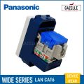 Panasonic Wide Series CAT6 LAN Outlet - 1, 2 Gang or Device Only ...