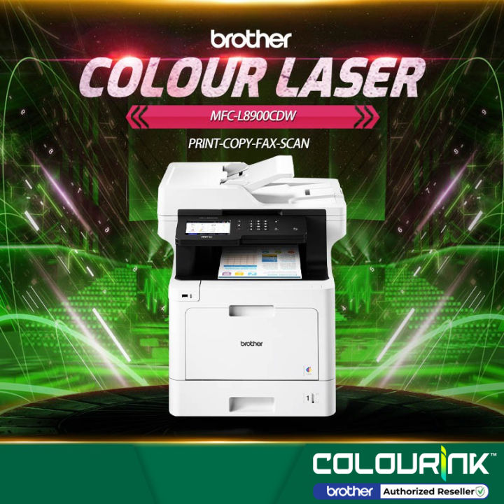 Brother MFC-L8900CDW Wireless A4 Colour Laser Printer ADF Auto 2 side ...
