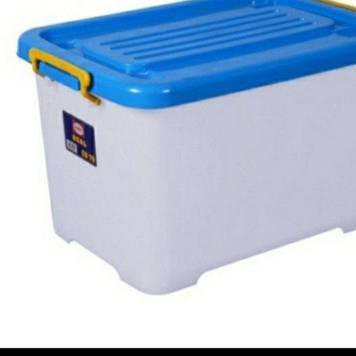 CONTAINER BOX DENGAN RODA/ BOX KONTAINER 70 82 95 130 150 LITER ...
