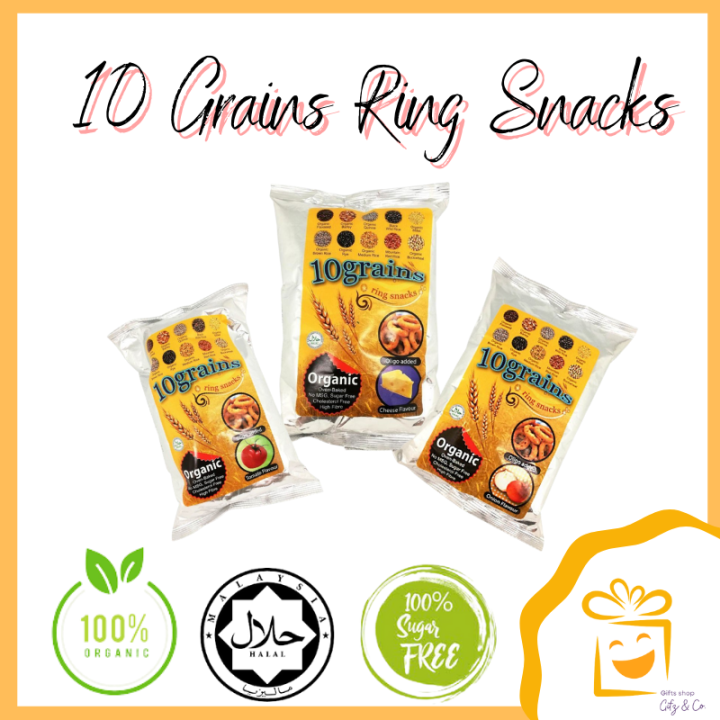 Organic Halal 10 Grains Ring Snack Healthy Snack Tomato Onion Cheese ...