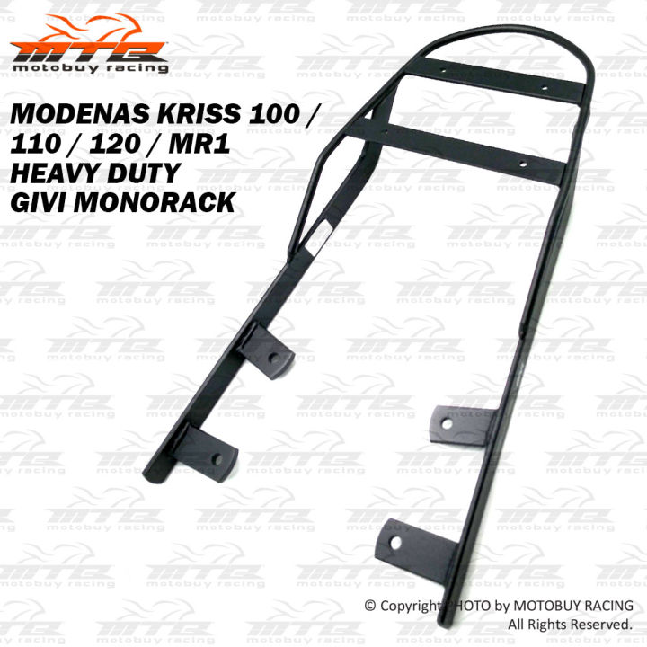GIVI HEAVY DUTY MONORACK FOR MODENAS KRISS 100 / 110 / 120 / MR1 | Lazada