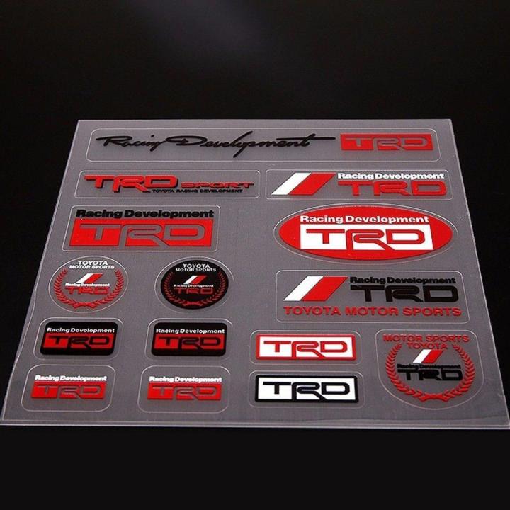 Advanced Quality Car Sticker Motor Racing Development Logo Decal For ...