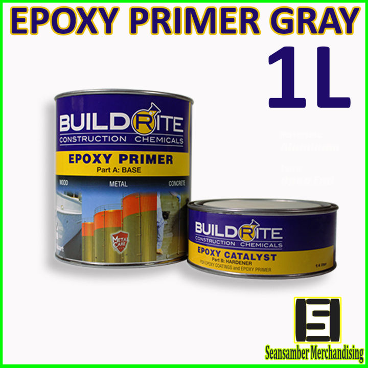 Buildrite Epoxy Primer Gray with Catalyst 1L | Lazada PH