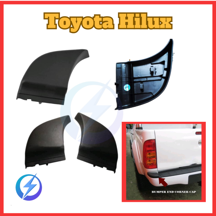 Original Toyota Hilux Vigo KUN25 KUN26 Rear Bumper Plate Cover Cap Left ...