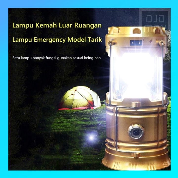 DJDMax Lampu Lentera Tenaga Surya Super Terang Yang Dapat Diisi Ulang ...